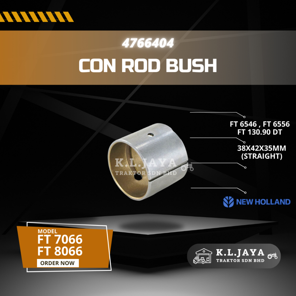 NEW HOLLAND CON ROD BUSH/CON ROD BERING 010 4766404/4653297 FIAT 8066/ ...