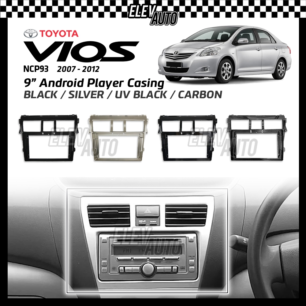 Toyota Vios NCP93 2008 - 2013 Android Player Casing 9" with Player ...