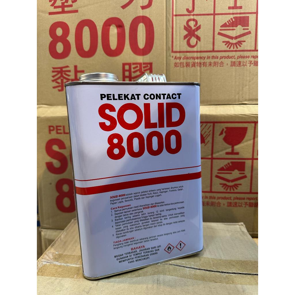 SOLID 8000 GAM PEREKAT Contact Adhesives Soils 8000 Glue 3KG Formica ...