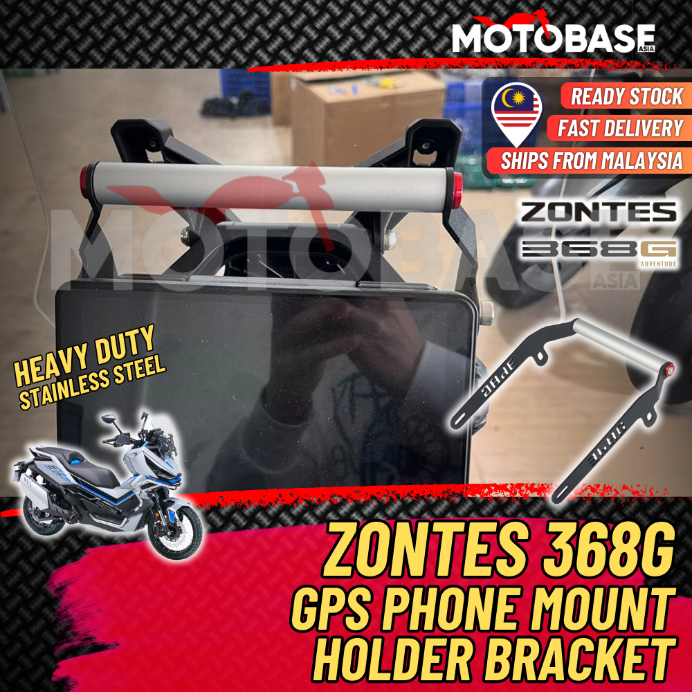 Zontes 368G GPS Phone Holder Bracket Mount Adventure 368 G Motorcycle ...