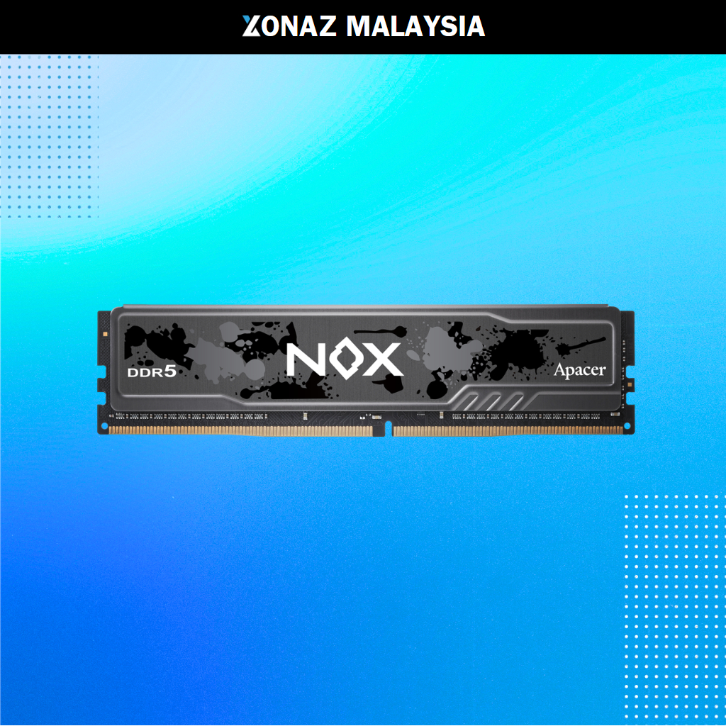 APACER NOX 8GB 5200MHZ DDR5 DESKTOP GAMING MEMORY RAM | Shopee Malaysia