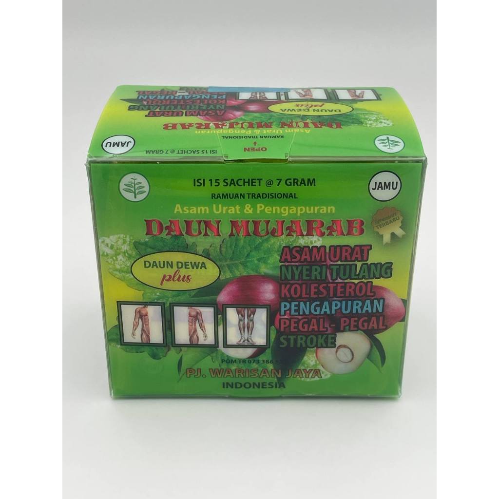 JAMU DAUN MUJARAB ISI 15 SACHET@7GM | Shopee Malaysia