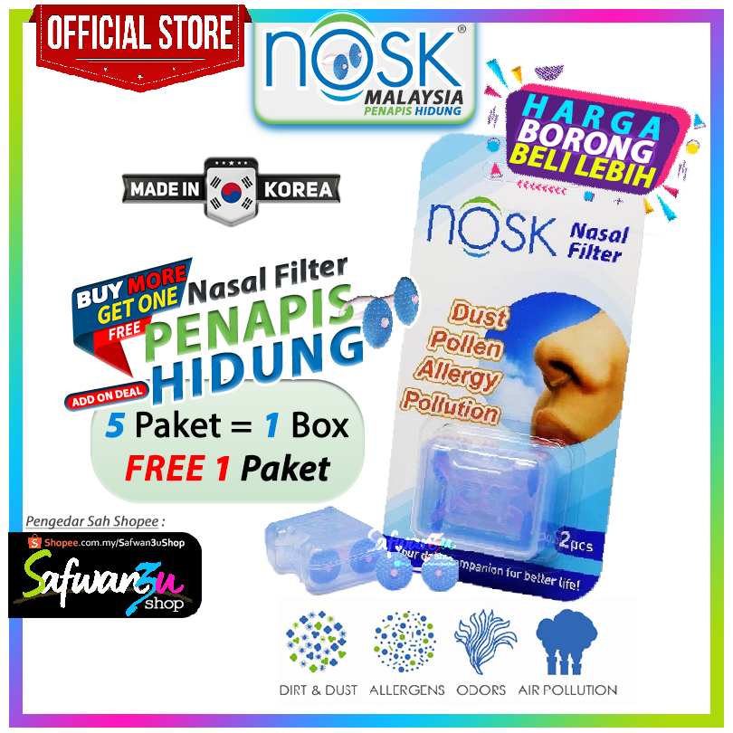 [[PAKET]] “2pcs x1” NASAL FILTER ♻️ Penapis Hidung (Umrah / 🕋Haji ...