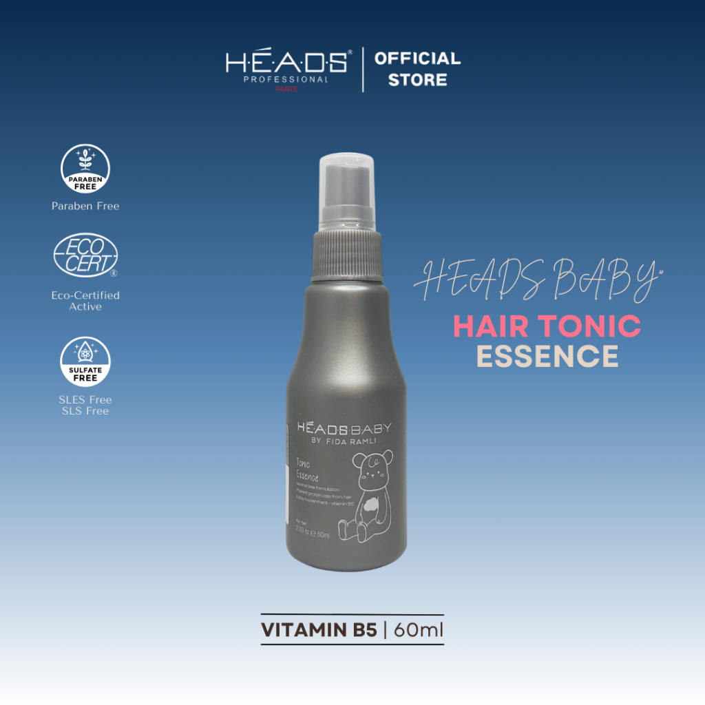 HEADS Baby Hair Tonic Essence for Anti Hair Loss Dandruff Oily Scalp ...