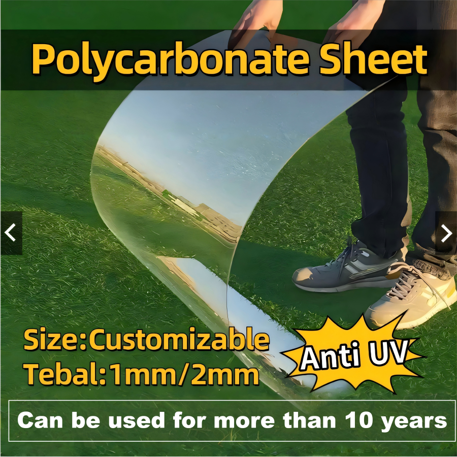 Atap Transparent/Atap Cerah Lutsinar/RATA 1mm Polycarbonate Greenhouse ...