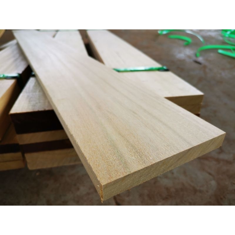 Chengal Solid Wood Timber Smooth Finish 44(T)mm × 195(W)mm = 2' to 6'(L ...