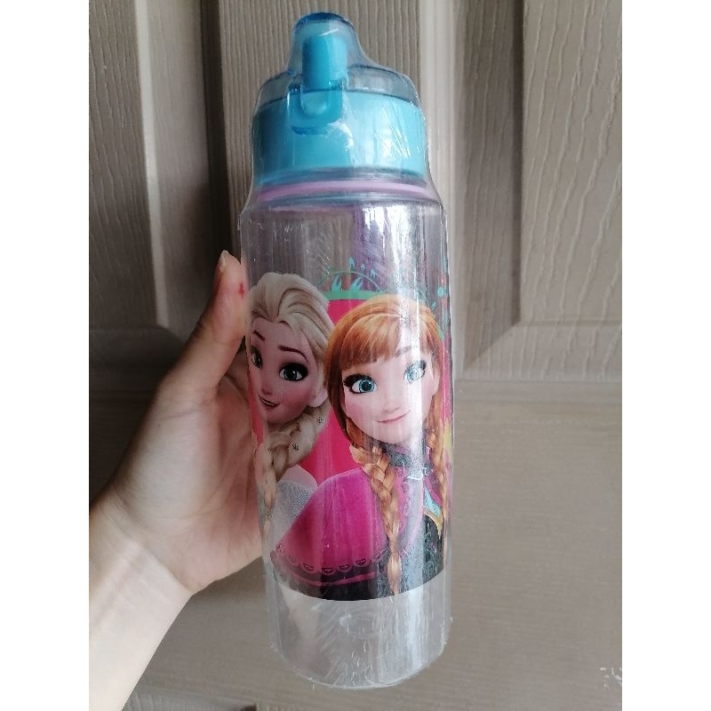 Disney Princess Frozen Elsa & Anna Water Bottle Drinking Bottle 800ml ...