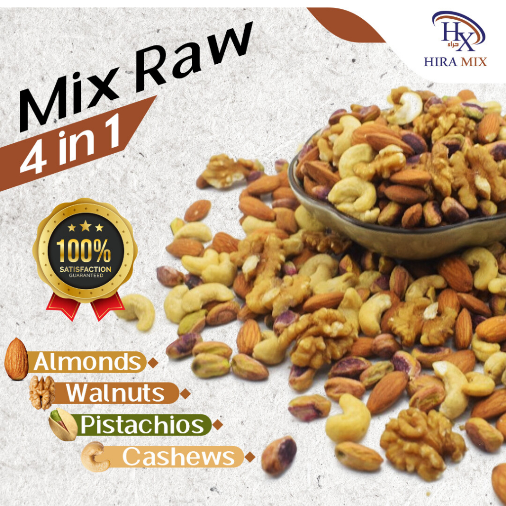 Mix Nuts Cashew | Almond | Pistachio | Walnut Healthy Mixed Nuts 150g ...