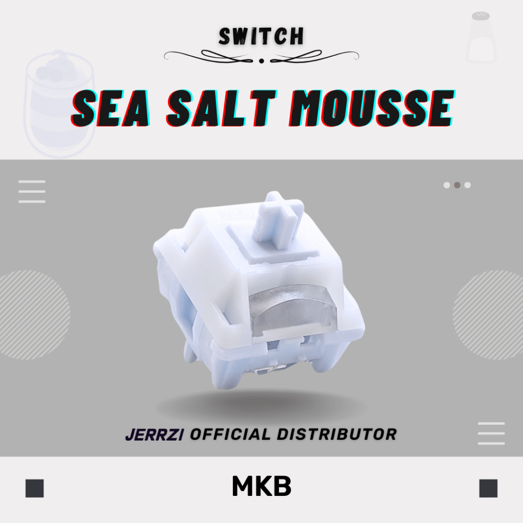 Jerrzi Sea Salt Mousse Linear Switch For Mechanical Keyboards | Shopee Malaysia