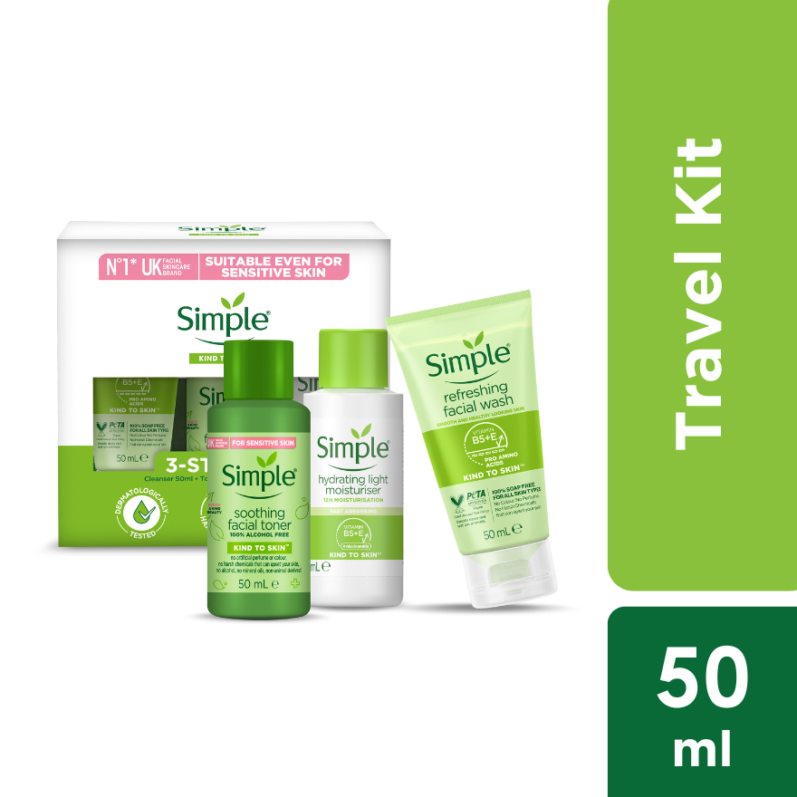 Simple Kind to Skin 3-Step Kit (50ml) | Shopee Malaysia
