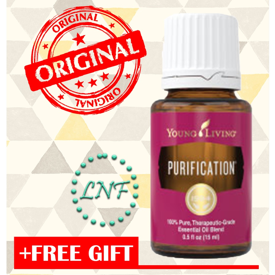 Young Living Purification Essential Oil (5ml or 15ml) + Free Reusable ...