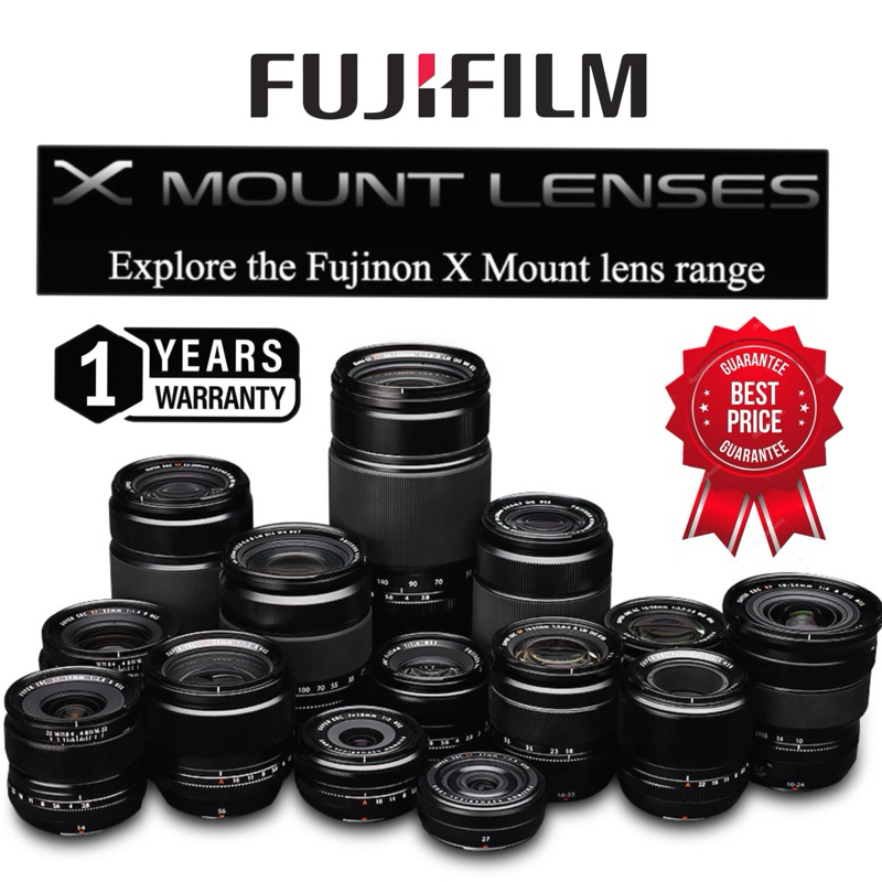 (BEST PRICE GUARANTEE)FUJIFILM FUJINON X-MOUNT LENS FULL RANGE (1 YEARS ...