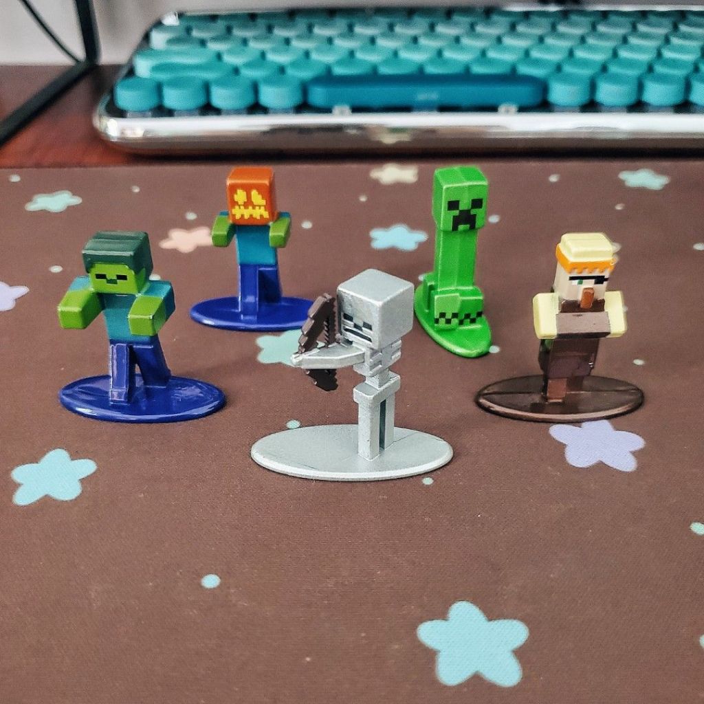 [Original/Used] Jada Minecraft Nano Metalfigs Die-cast Mini Figures 5 ...