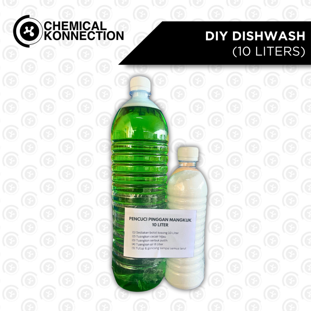 CHEMICALK 🔥 Dishwash DIY KIT | 10 Liters | 2 MINIT SIAP | Sabun Cuci ...