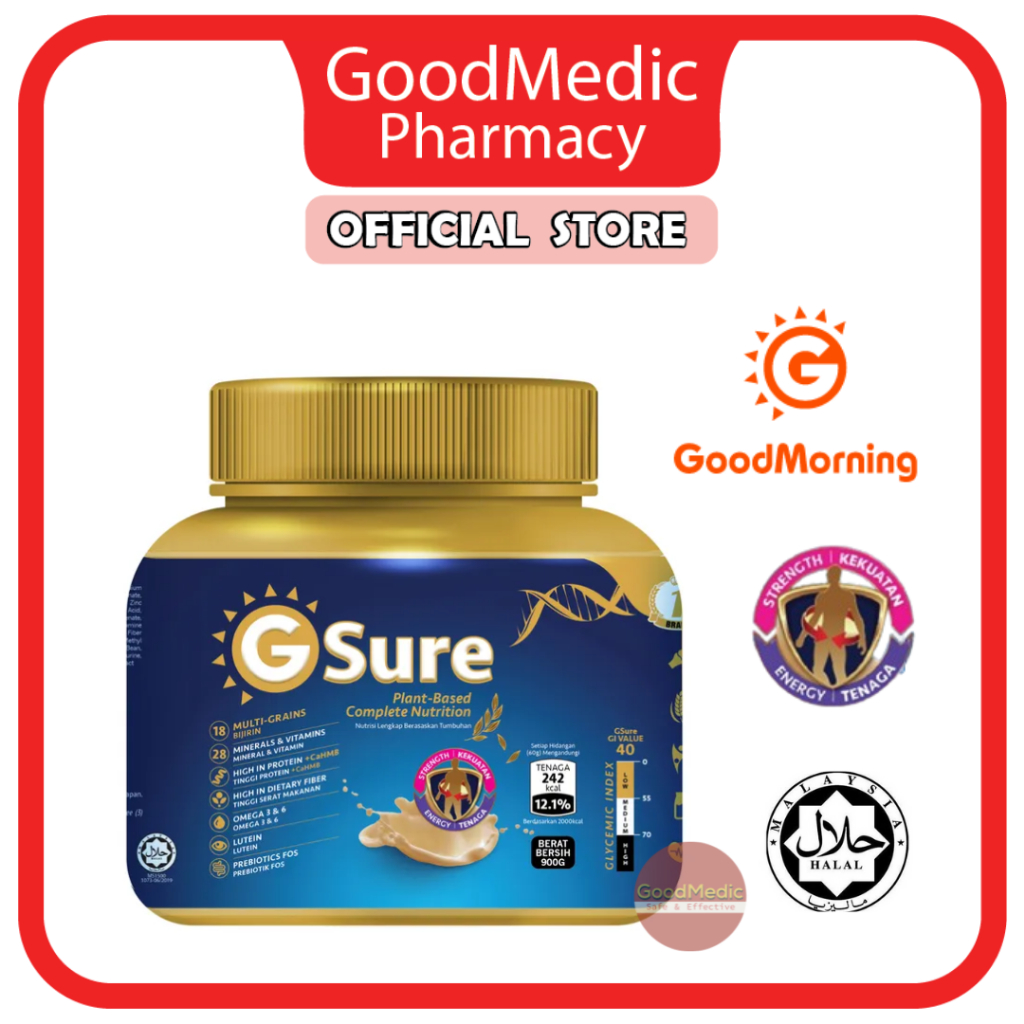 Good Morning Gsure Plant-based Protein 900g | Shopee Malaysia