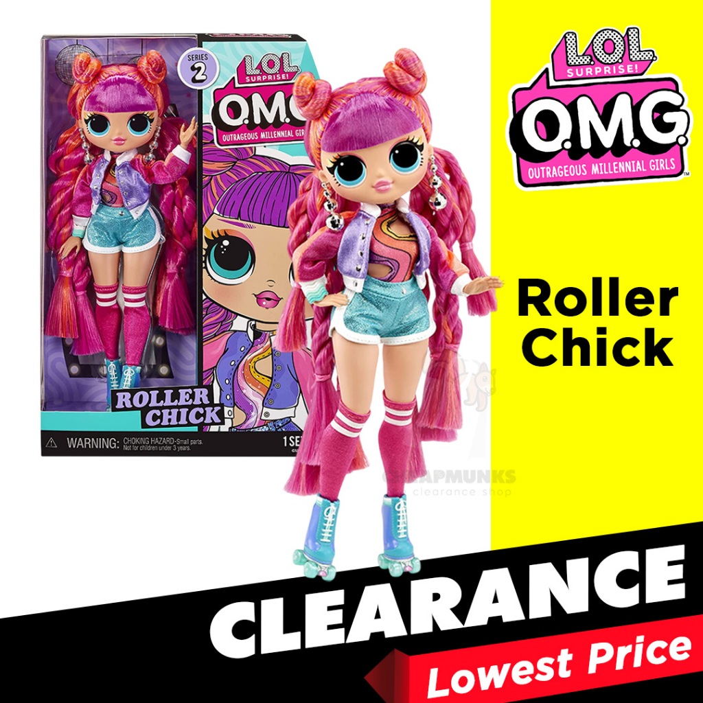 Patung LOL Surprise OMG Roller Chick Original Fashion Doll | Shopee ...