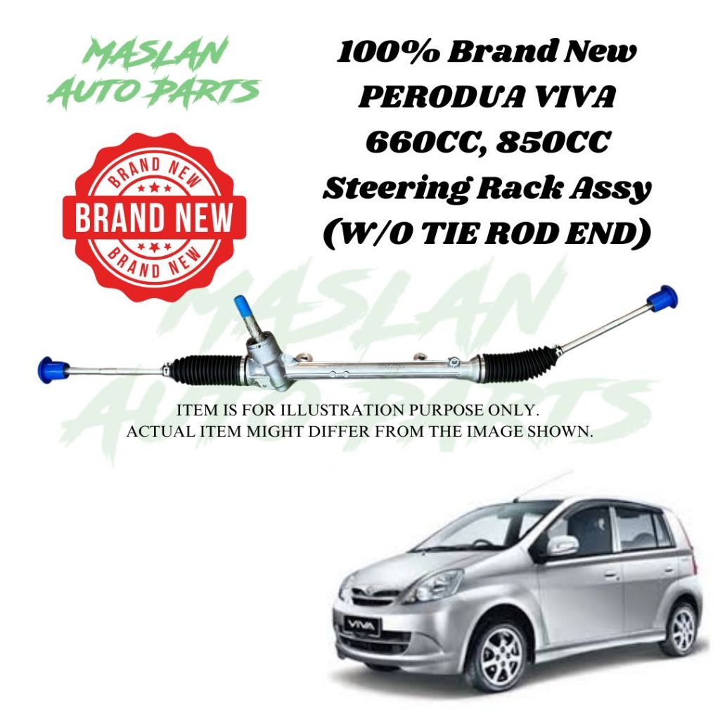 Perodua VIVA 660cc, 850cc 100% Brand New OEM Power Steering Rack (W/O ...