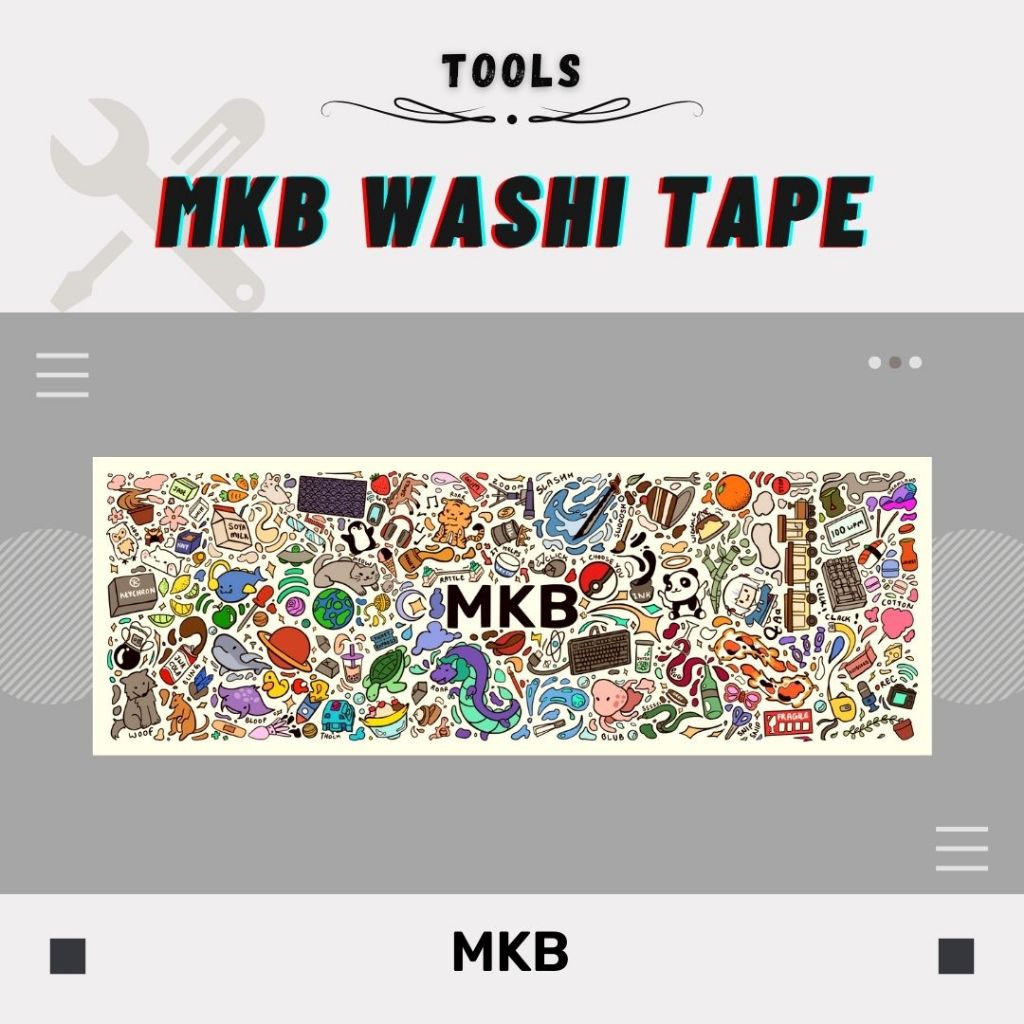 MKB Washi Tape for Tape Mod for Mechanical Switches and Mechanical ...