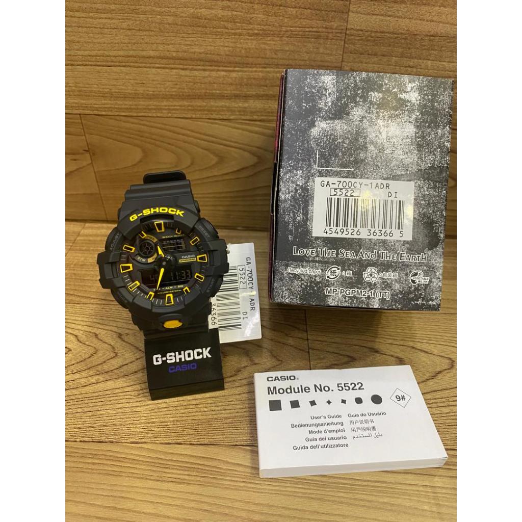 100% ORIGINAL CASIO G-SHOCK GA-700CY-1A MAN WATCH / GA700CY-1A | Shopee ...