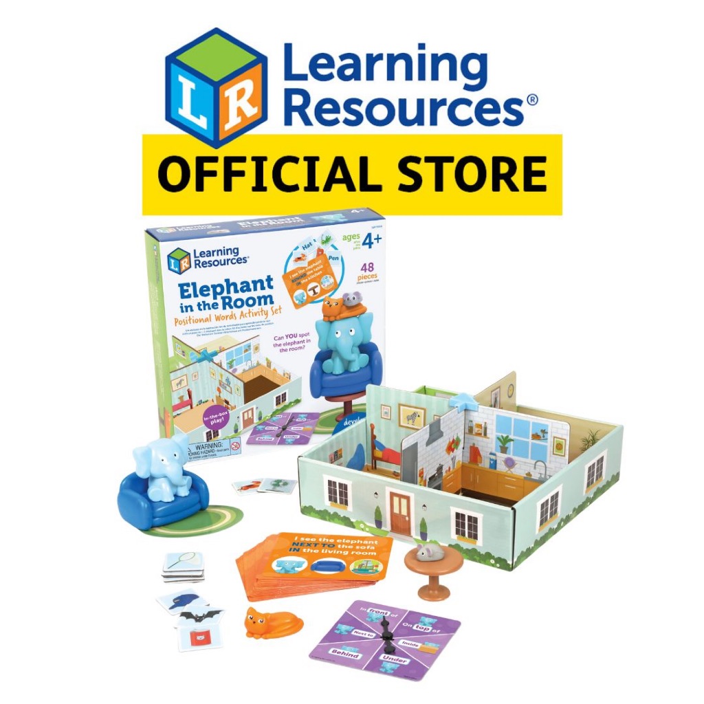 Learning Resources Elephant In The Room Positional Word Activity - Age ...