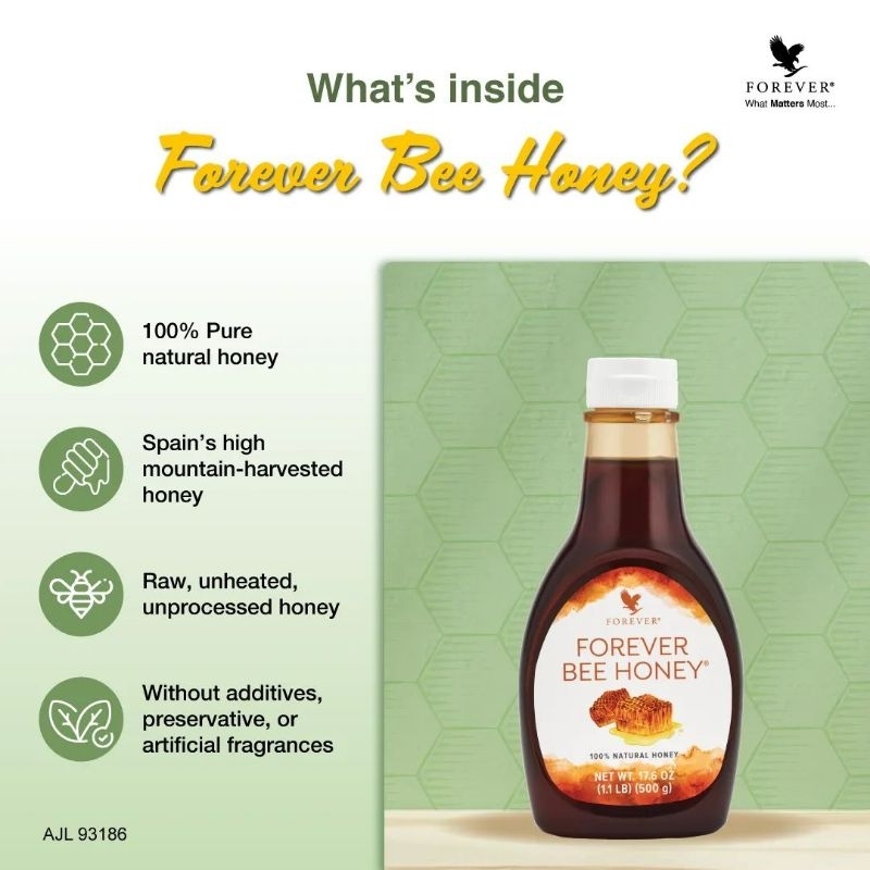 Forever Bee Honey Pure Raw Honey from Spain | Shopee Malaysia