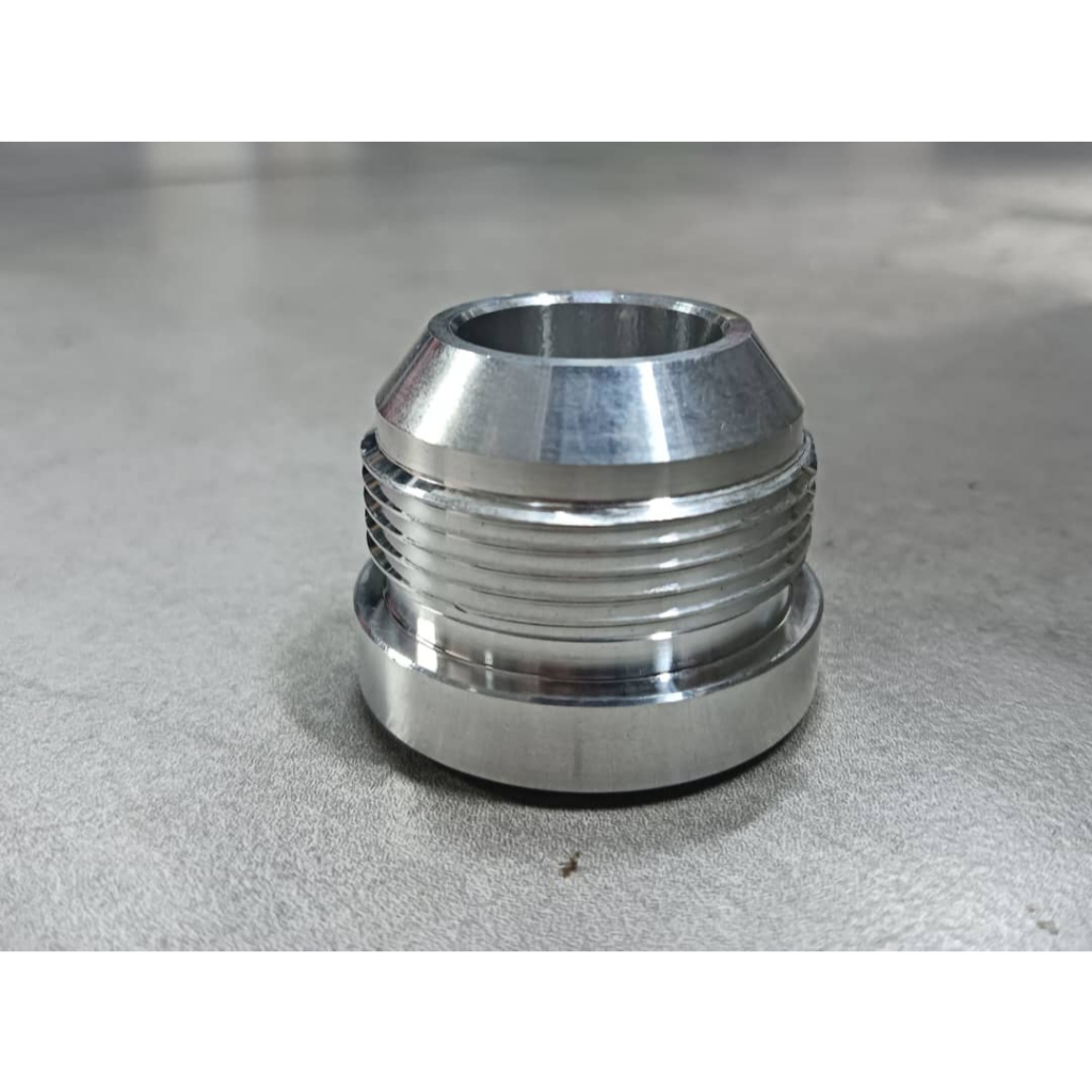 Heavy Duty AN20 Aluminum Nitrous Hose Fitting Male Billet Straight Male ...
