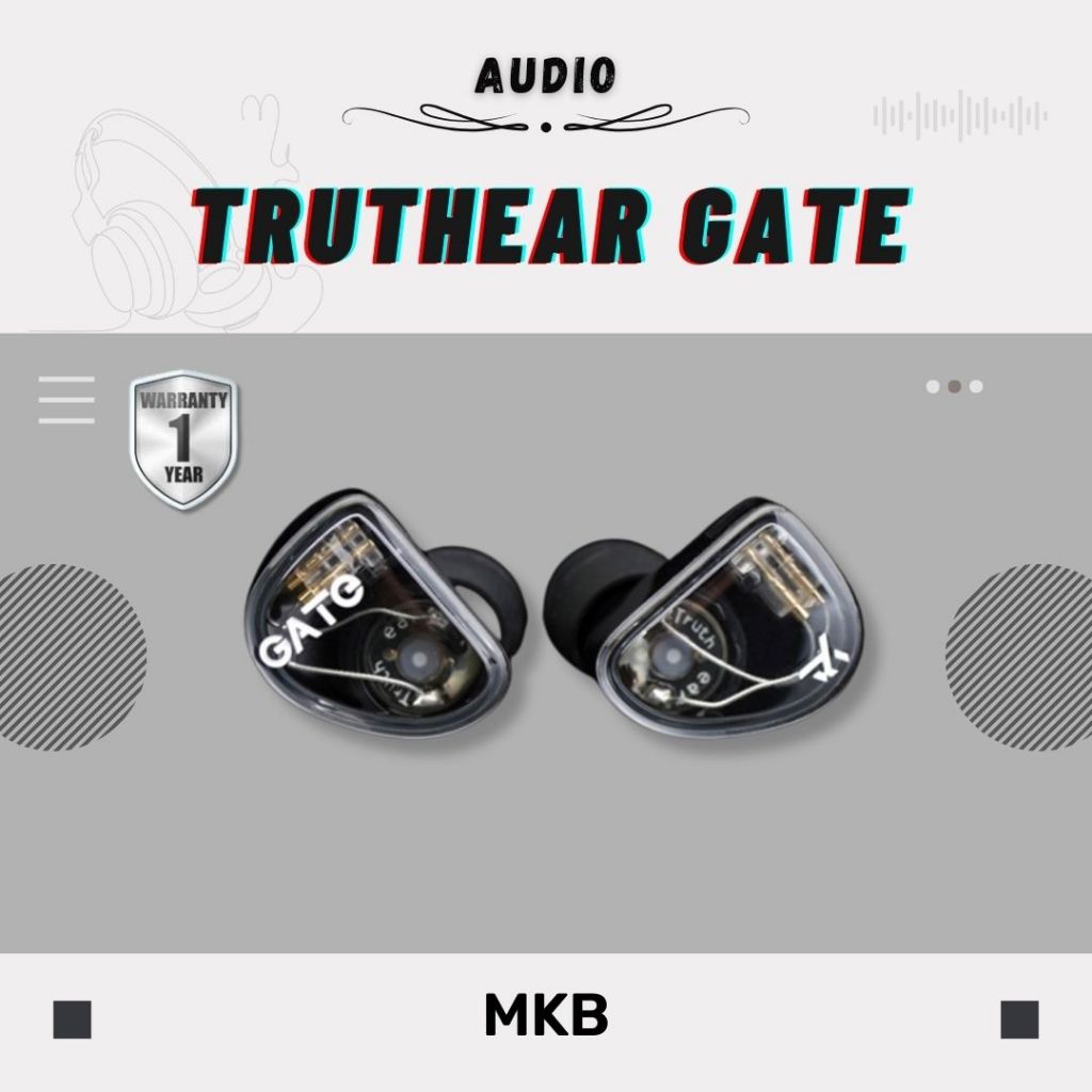 Truthear Gate IEM 10mm Internal Magnetic Circuit Dynamic Driver (0.78mm ...