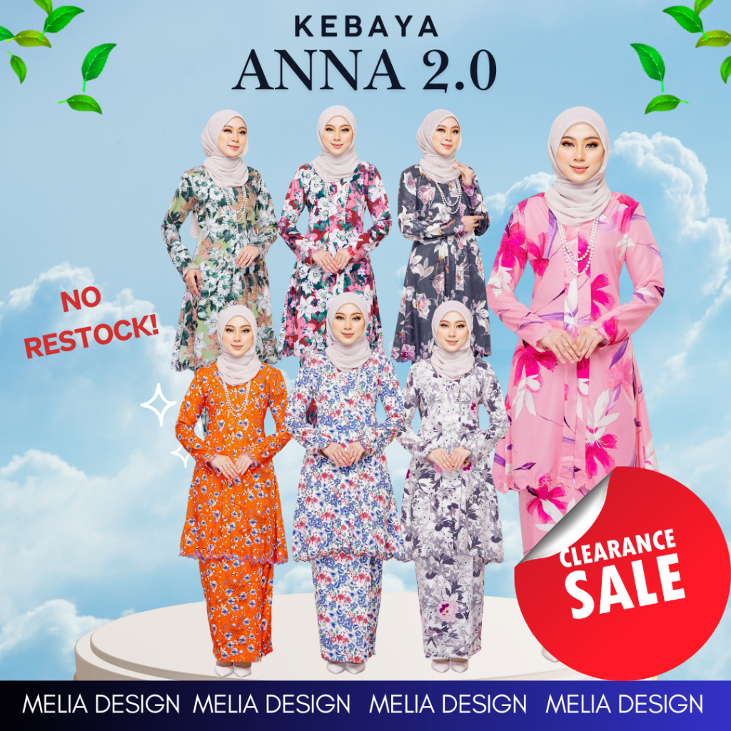 KEBAYA ANNA 2 BY MELIA DESIGN SULAM BIKU JACQUARD SILK PREMIUM MURAH ...