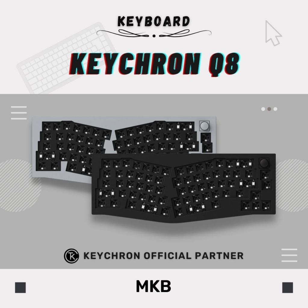 Keychron Q8/V10 CNC Aluminium Body Alice Layout Hot-Swap Custom RGB ...