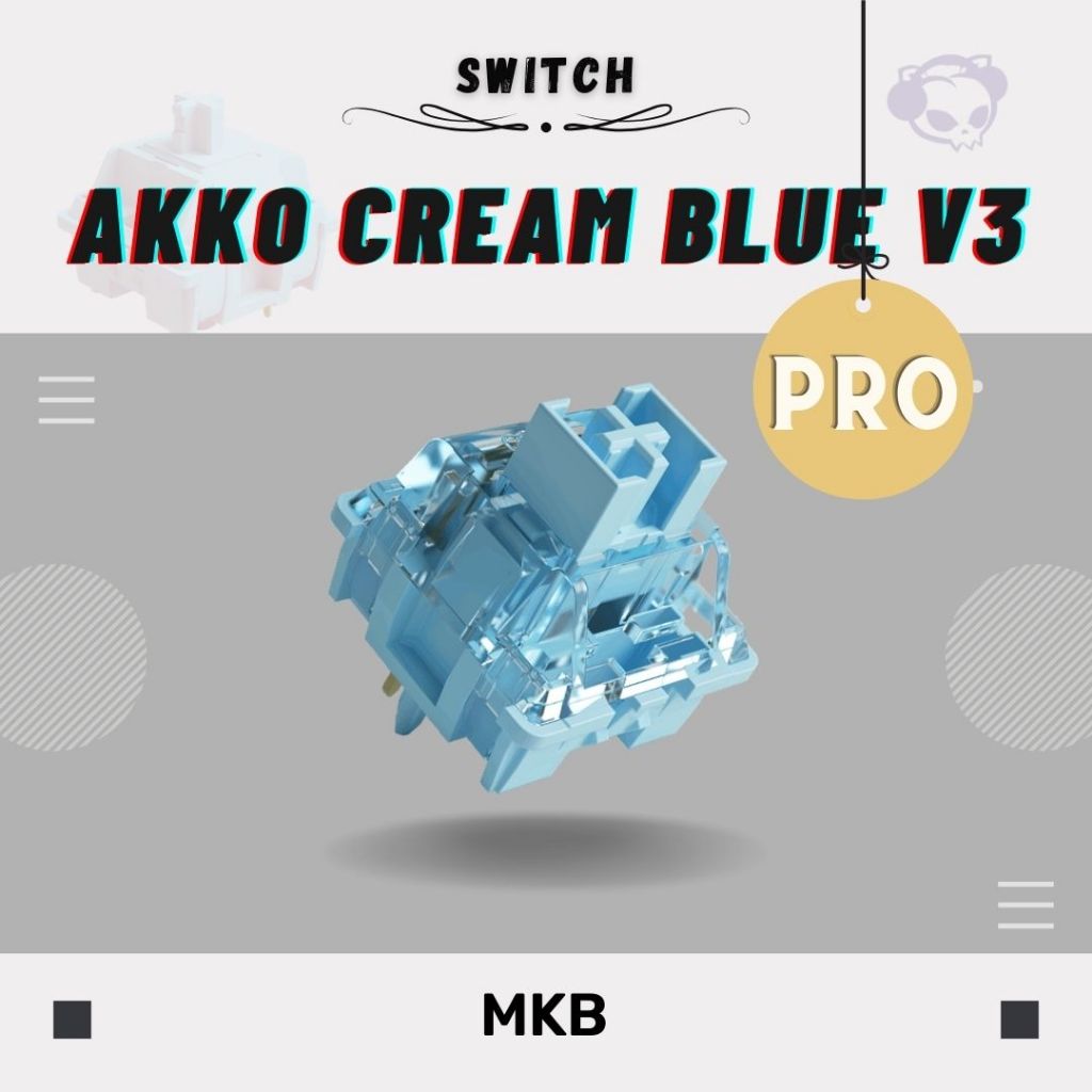 Akko Cream Blue V3 Pro Tactile Switch For Mechanical Keyboards | Shopee ...