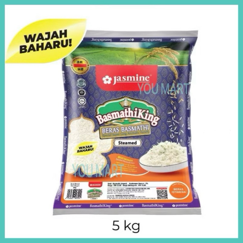 Jasmine Basmathi King Beras Basmathi Special Super Long Aromatic ...