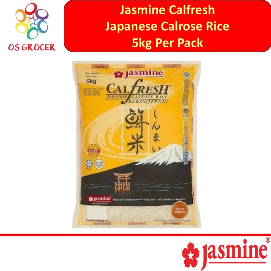 💢 Jasmine Calfresh Japanese Calrose Rice 5kg | Shopee Malaysia