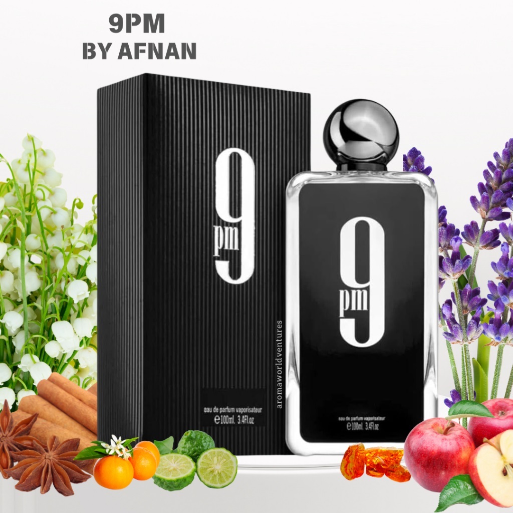 9PM By Afnan EDP 100ML Perfume Spray FOr Men HQ Arabic Perfume Long ...