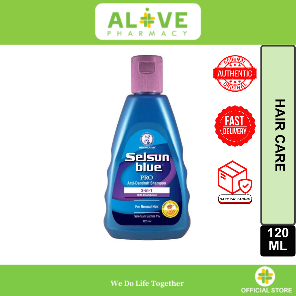 SELSUN BLUE PRO TREATMENT SHAMPOO 120ML (2-IN-1) | Shopee Malaysia
