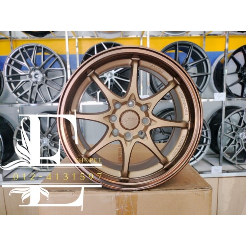 NEW SPORT RIM 15 INCH RAYS CE28 RM880 4PC RIM MYVI PERSONA LIVINA (KENA ...