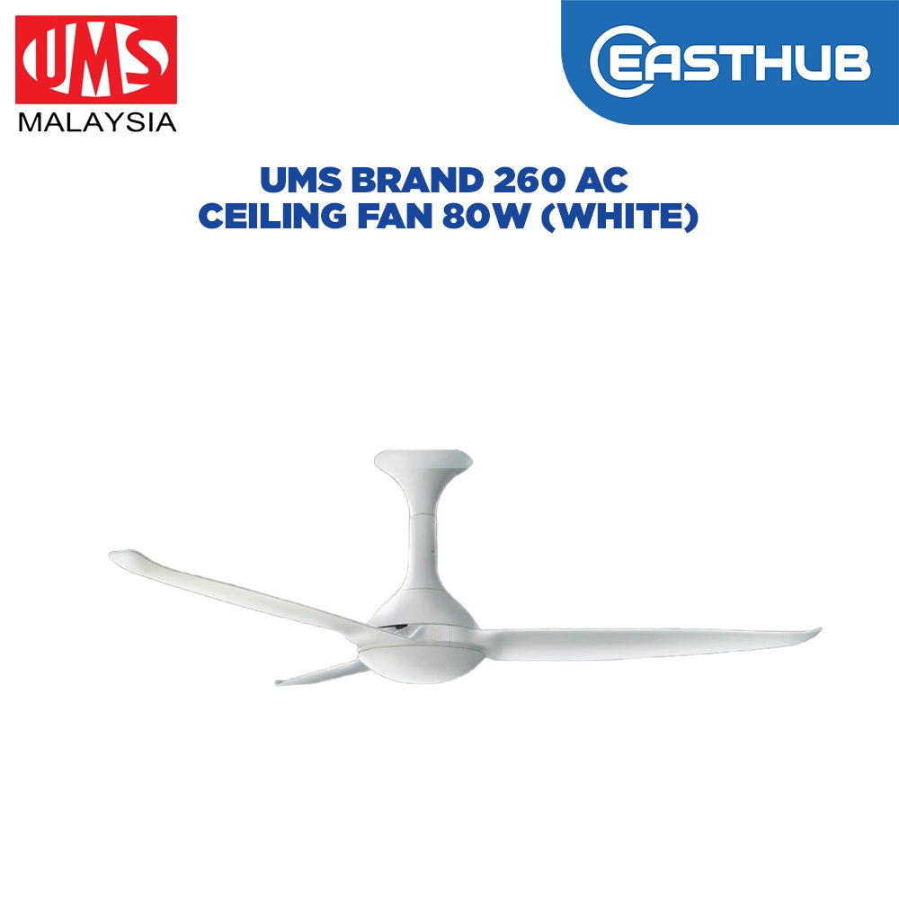 UMS 260 AC CEILING FAN 80W (WHITE) | Shopee Malaysia