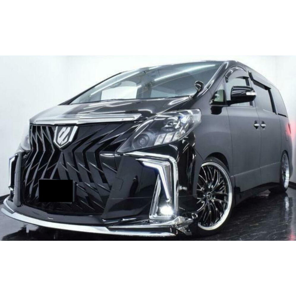 Toyota Alphard 2008 ANH20 Bodykit Front Bumper AGH30 2018 Design ...