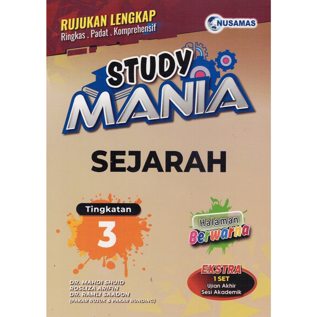BUKU RUJUKAN ( 2025 ) : STUDY MANIA SEJARAH TINGKATAN 3 HALAMAN ...