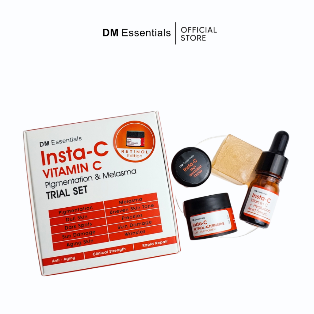 Insta-C Trial Set + Retinol Alternative Bakuchiol Hydrator | Vitamin C ...