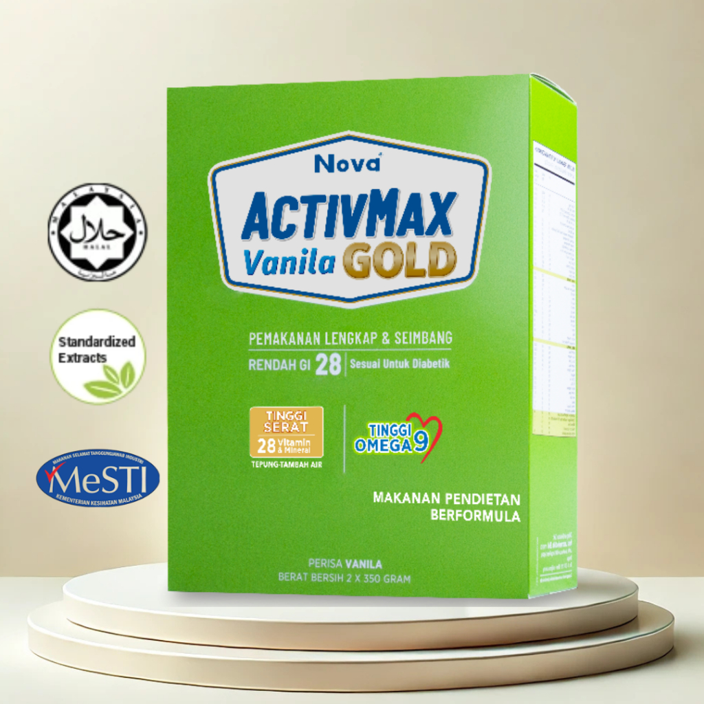 Nova Activmax Vanilla Gold Refill 2x350g – Complete Nutrition with 28 ...