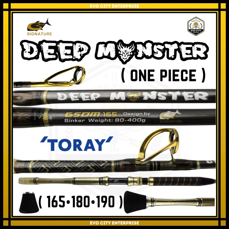 G-Tech Signature Deep Monster Fishing Rod (One Piece ) | Shopee Malaysia