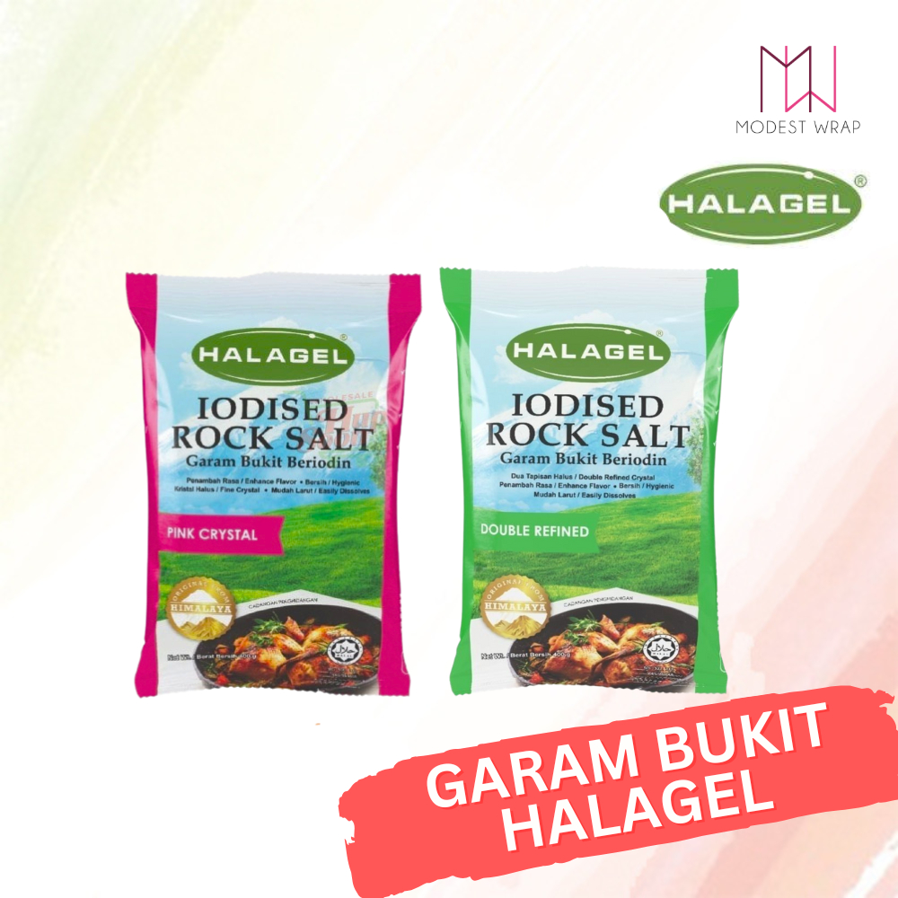 HALAGEL Garam Bukit Himalaya Himalayan Pink Natural Rock Crystal Salt ...