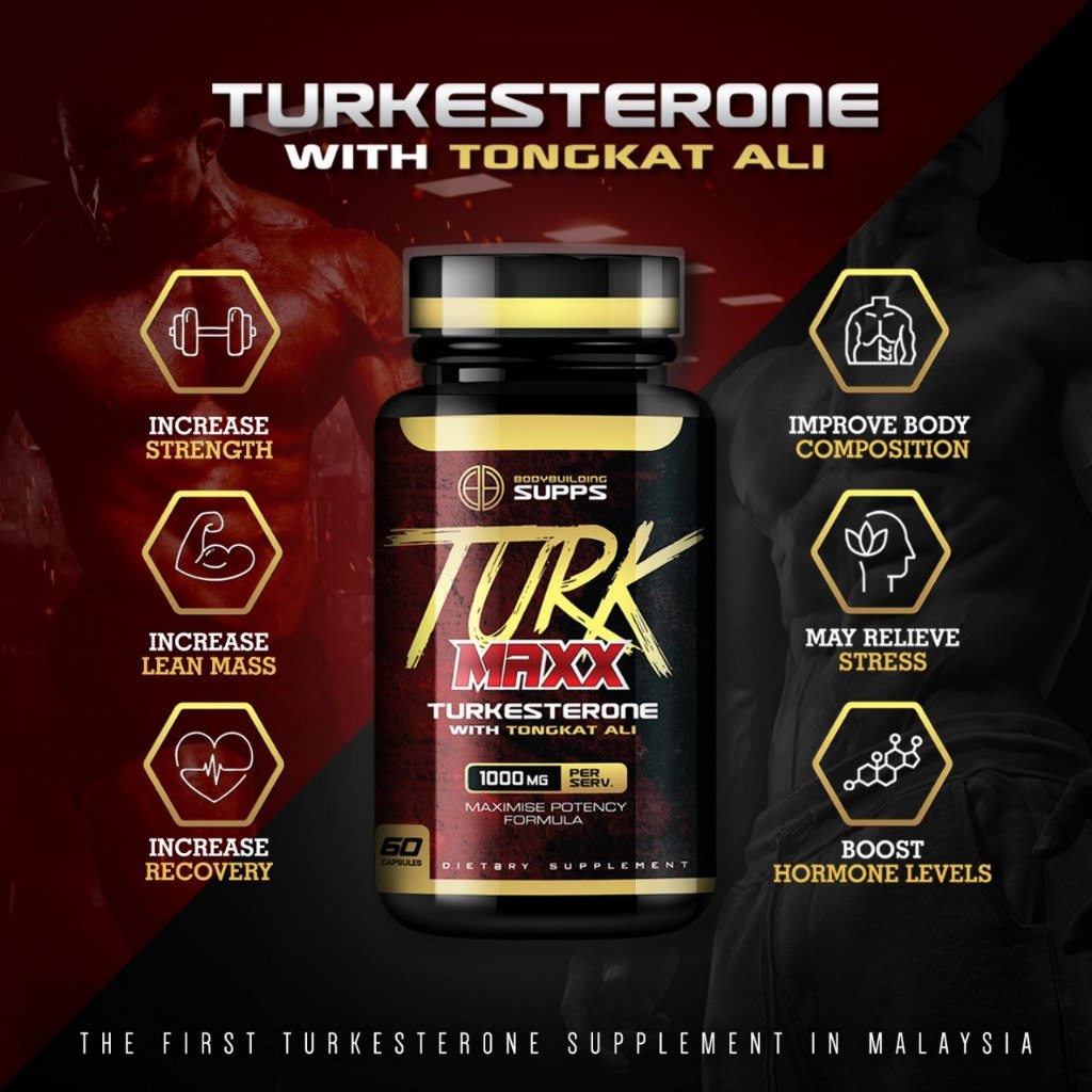 💥ORIGINAL💥 TURK MAXX + TESTO BOOSTER BY AA SUPPS (60 CAPS) - GYM ...