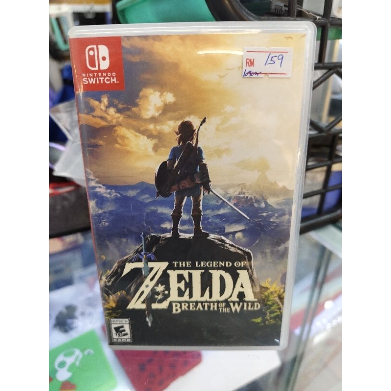 The Legend Of Zelda BOTW Nintendo Switch SecondHand Game Card | Shopee ...