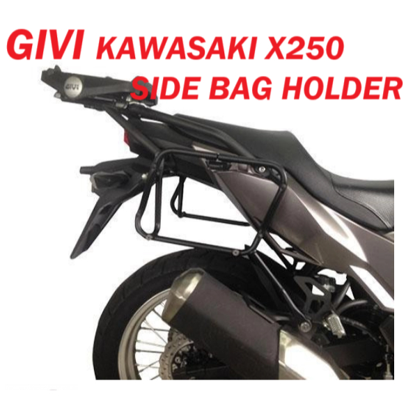 GIVI KAWASAKI VERSYSX250 VERSYS-X 250 SIDE BOX RACK SIDE BAG HOLDER SET ...