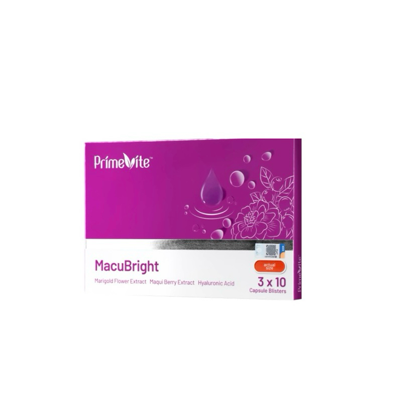 PrimeVite MacuBright (30 Capsules) | Shopee Malaysia