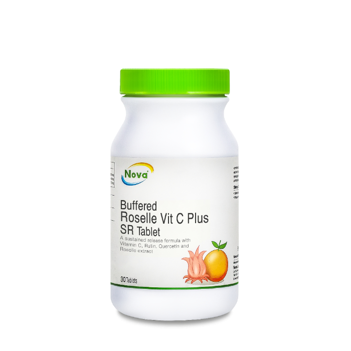 NOVA BUFFERED ROSELLE VIT C PLUS SR TABLET (30'S) | Shopee Malaysia
