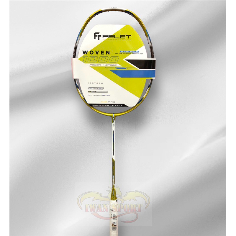FELET WOVEN 1000 BADMINTON RACKET | Shopee Malaysia