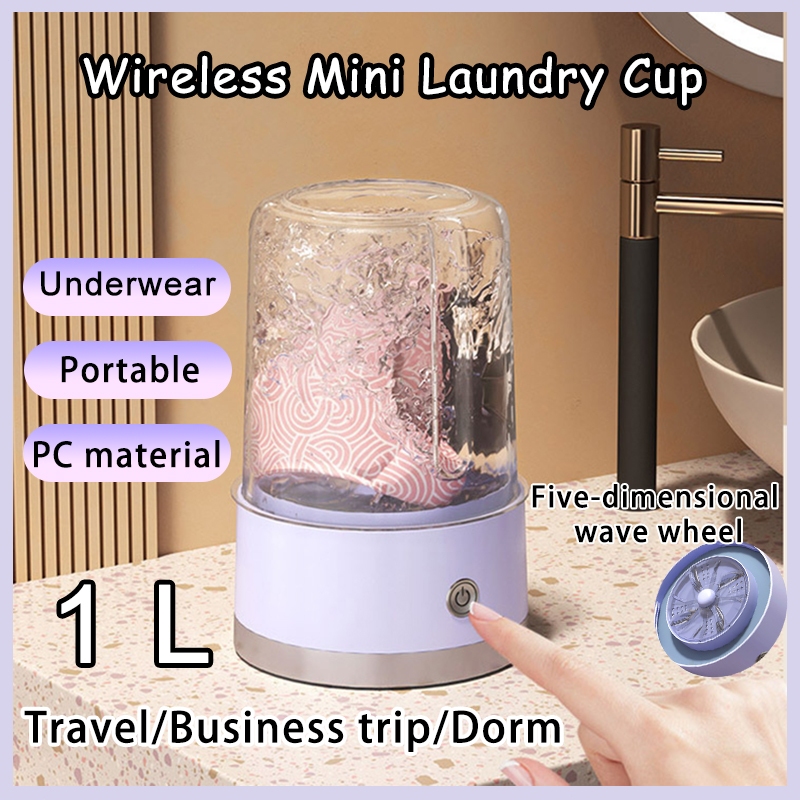 Small Underwear Laundry Cup Portable Wireless Charging Washing Machine ...