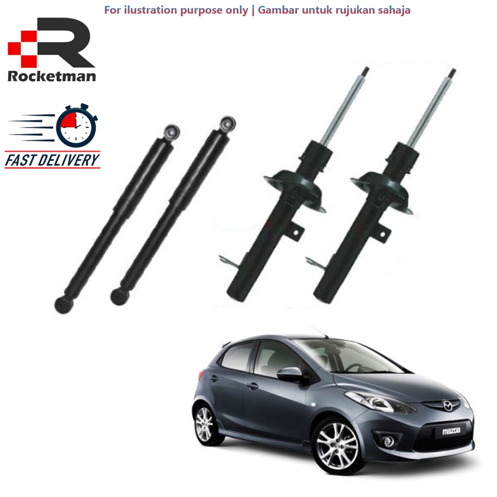 OEM SHOCK ABSORBER FORD FIESTA WT 2008-2019 MAZDA 2 DE 2007-2014 (2PCS ...